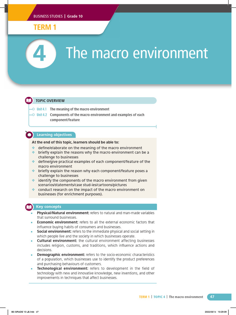 Challenges of the Macro Environment | PDF | Inflation | Interest
