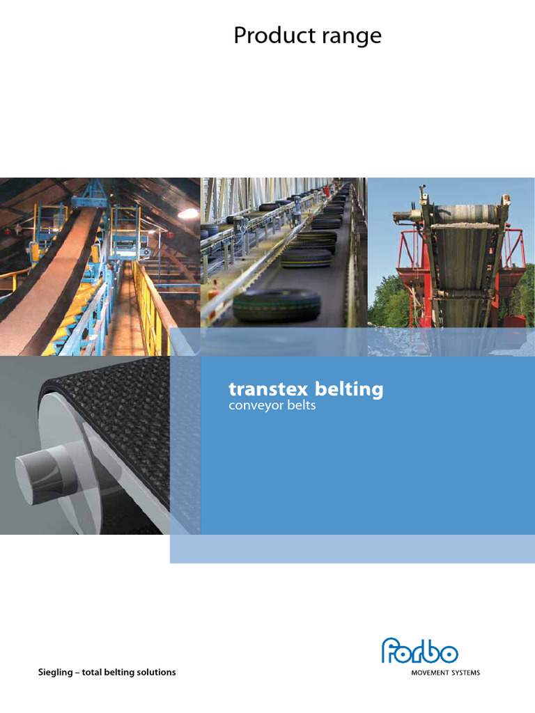 Siegling Transtex Conveyor Solutions | PDF | Materials