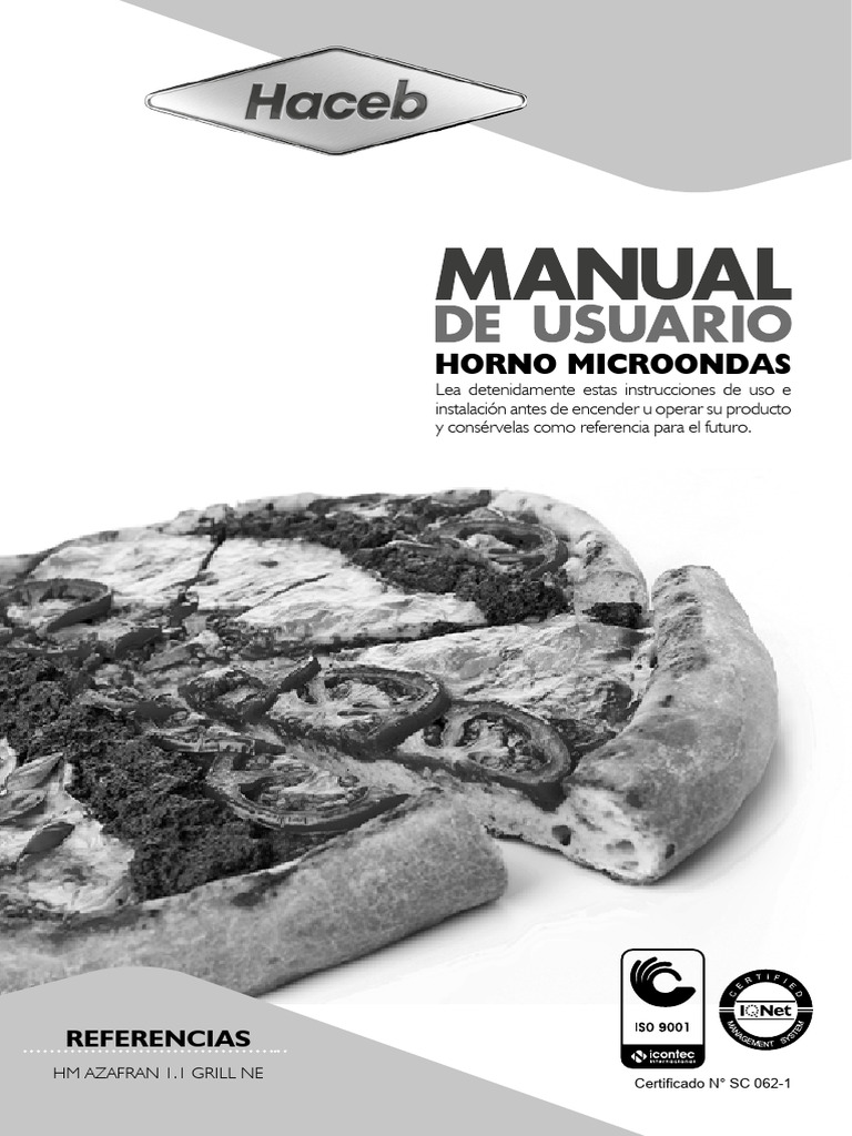 Microondas Del Admninistrativo | PDF | Hirviendo | Enchufes y tomas de corriente alterna