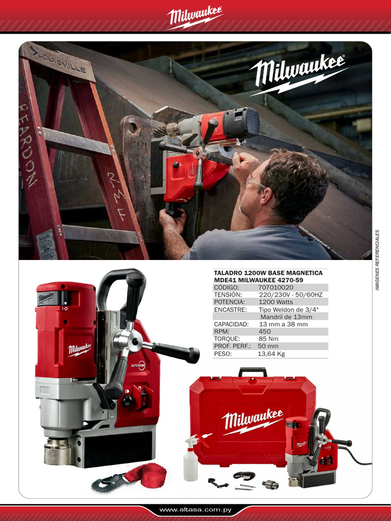 MILWAUKEE | PDF | Cantidades fisicas | Cantidad