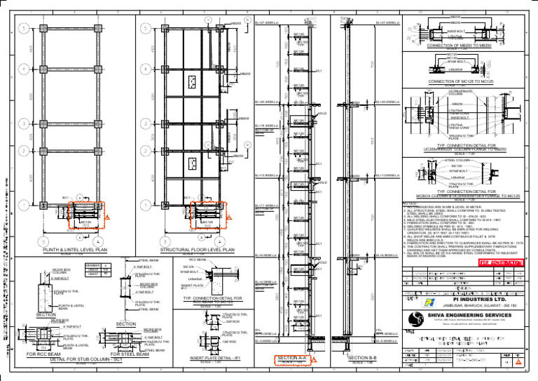 037_vertical Riser Detail (Ele.& Piping) for Solvent Recovery Plant_r1 ...