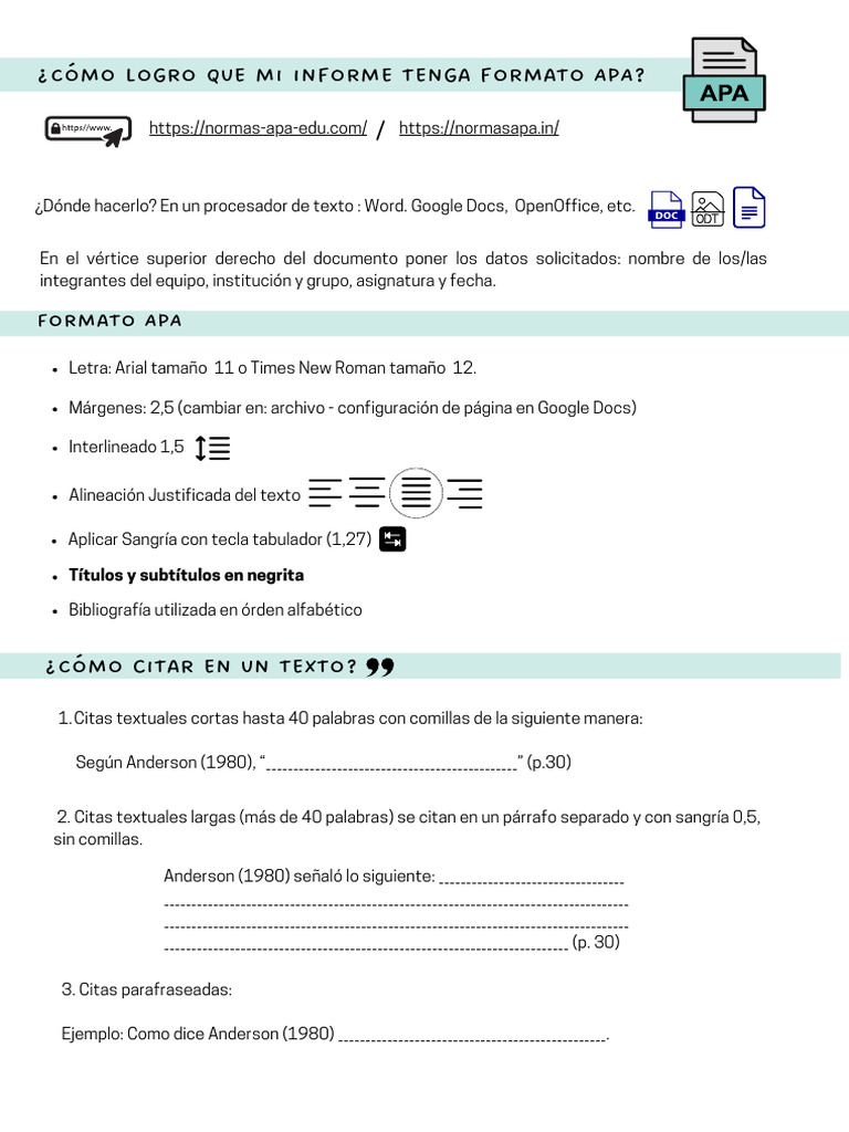 Formato APA | PDF
