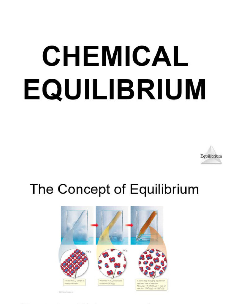 Chemical Equilibrium | PDF