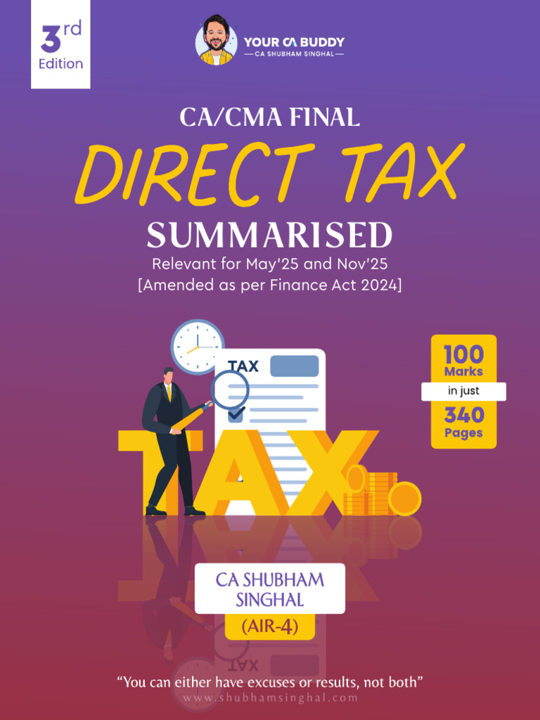 DT Summary Notes Edition 3 | PDF | Capital Gains Tax | Taxes