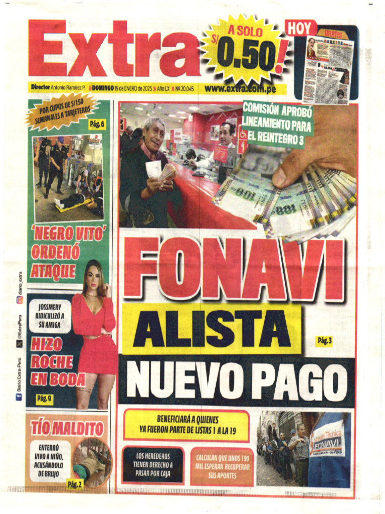 Diario Extra 19012025 | PDF | Justicia penal | Crimen y violencia