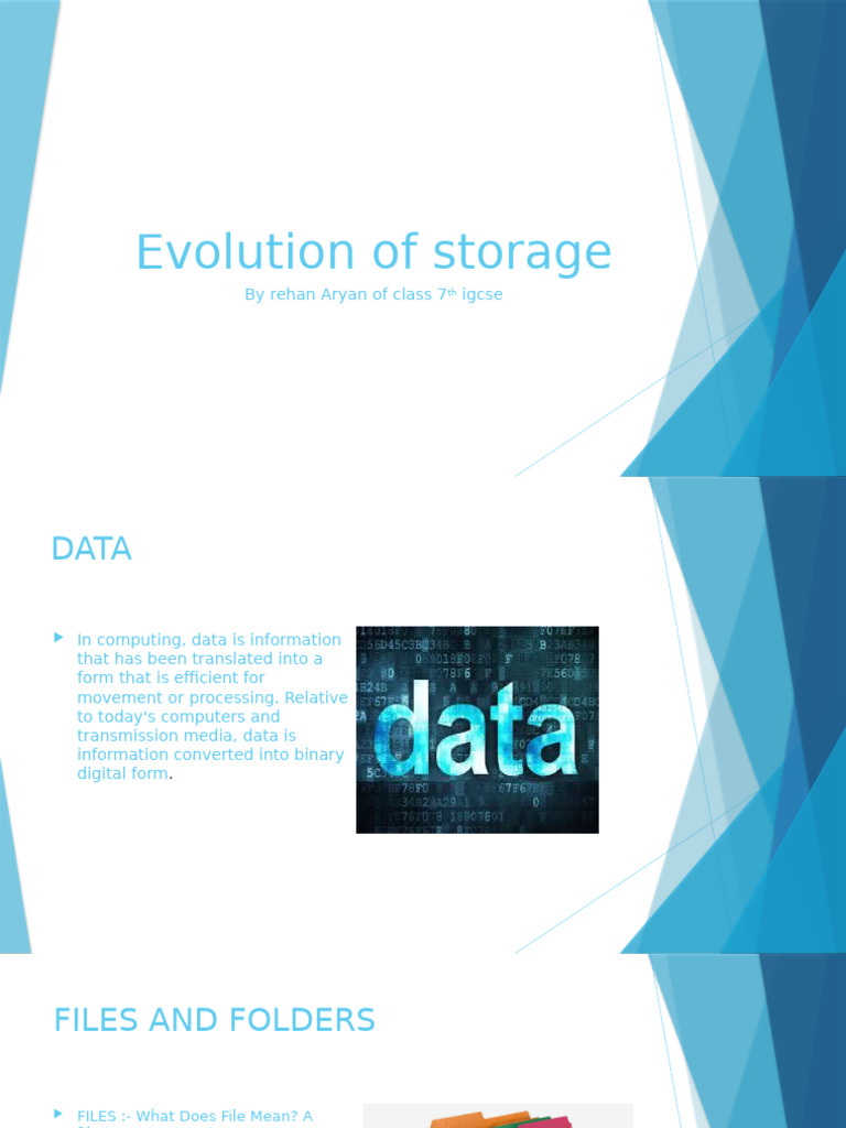 Evolution of Data Storage Technologies | PDF | Computer Data Storage | Hard Disk Drive