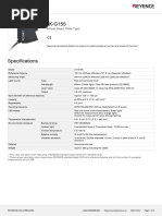Keyence IL-100 Sensor Specifications | PDF | Laser | Optics
