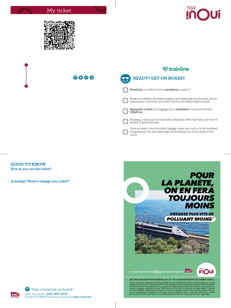 RDAXWV Nice Ville 03 Oct 2023 Ticket1 | PDF | Ephemera | Public Transport