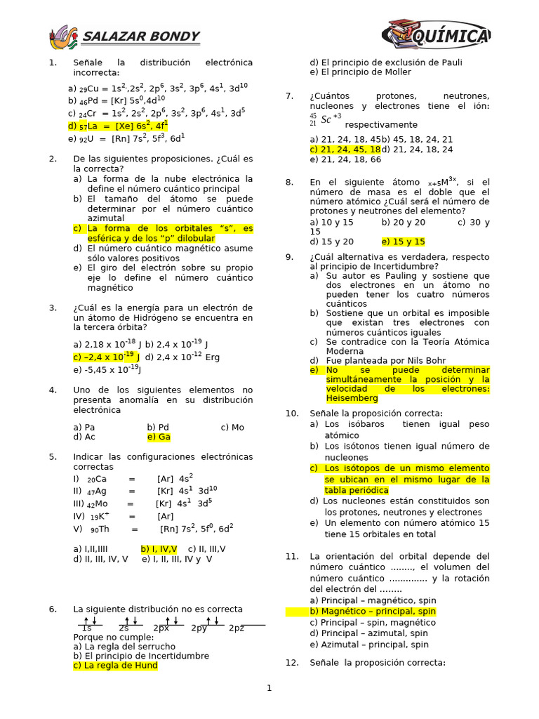 Quimica Pdf átomos Núcleo Atómico
