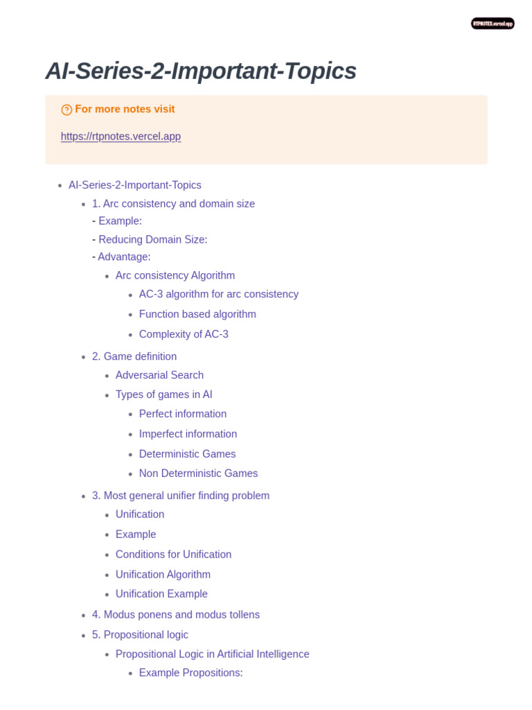 Key AI Concepts and Algorithms Explained | PDF | First Order Logic | Logic