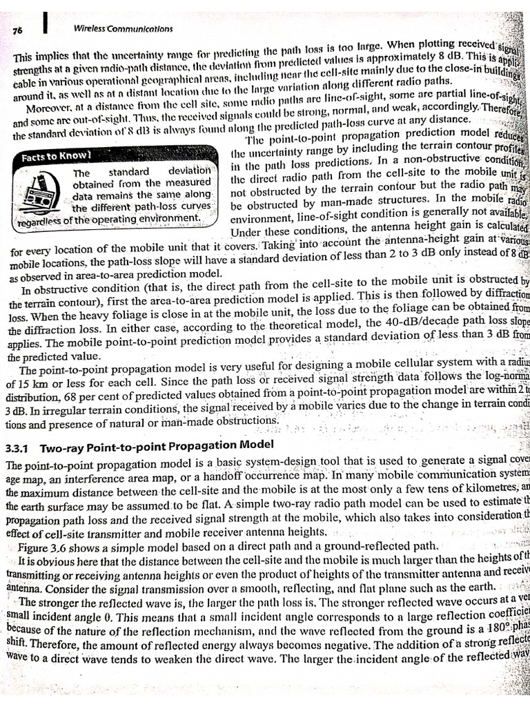 Two Ray Propagation Model (Corrected) | PDF