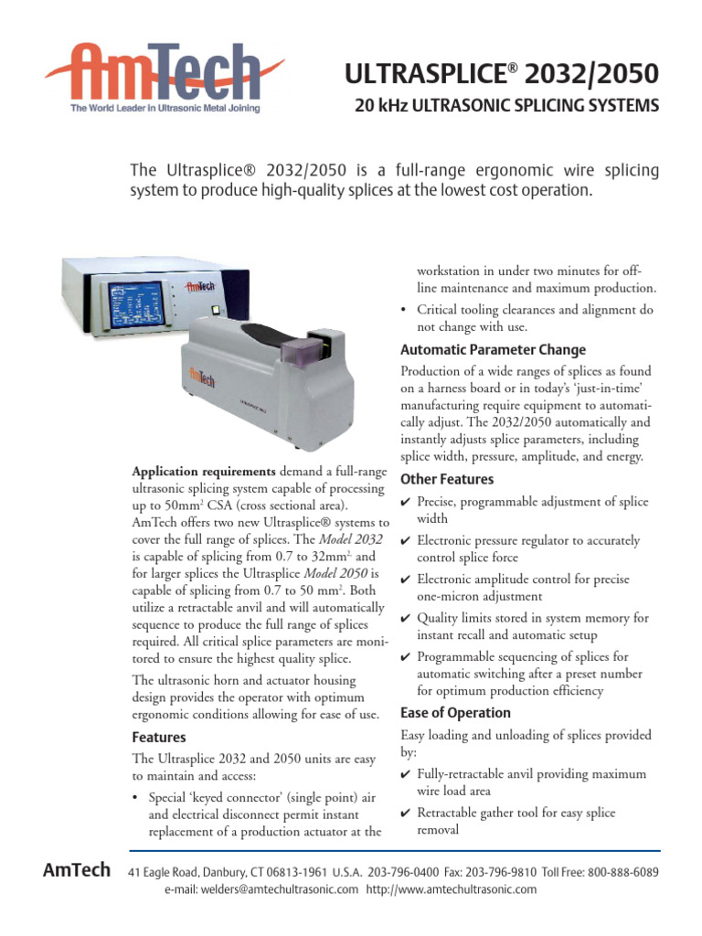 Ultrasplice2032 2050 | PDF | Electric Power | Manufactured Goods