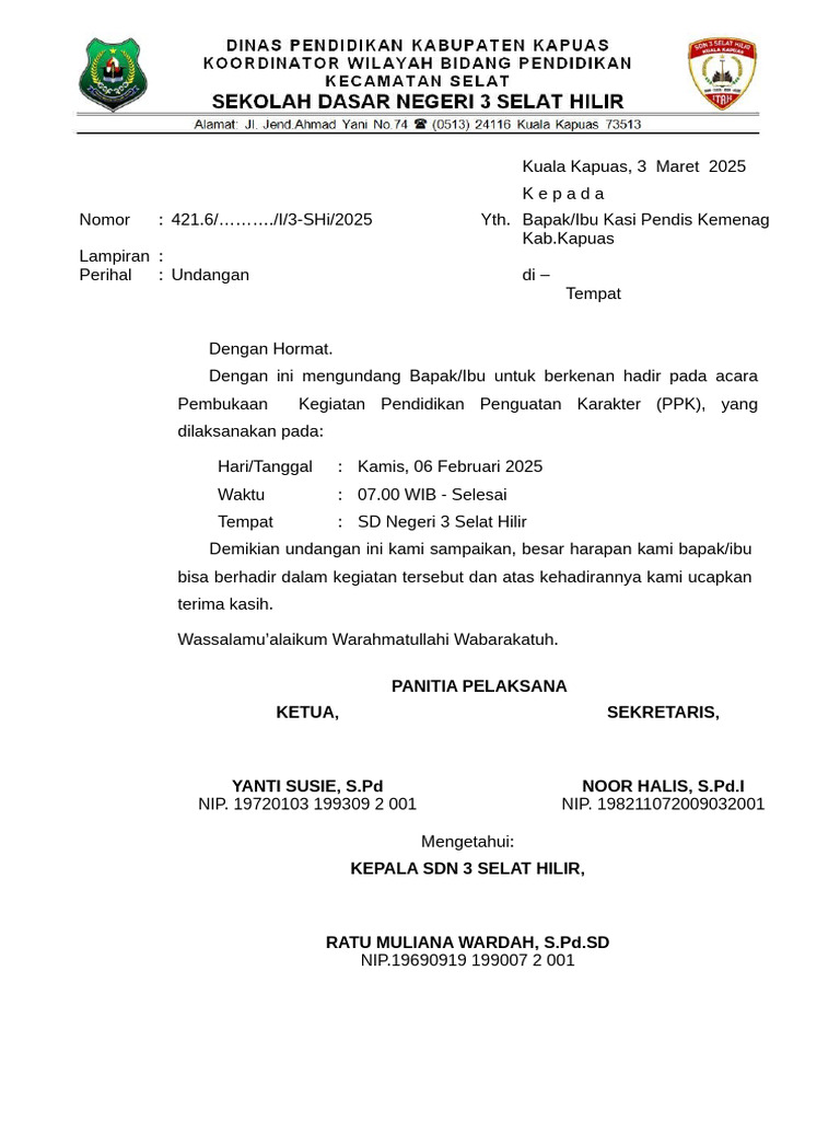 Undangan Depaq | PDF