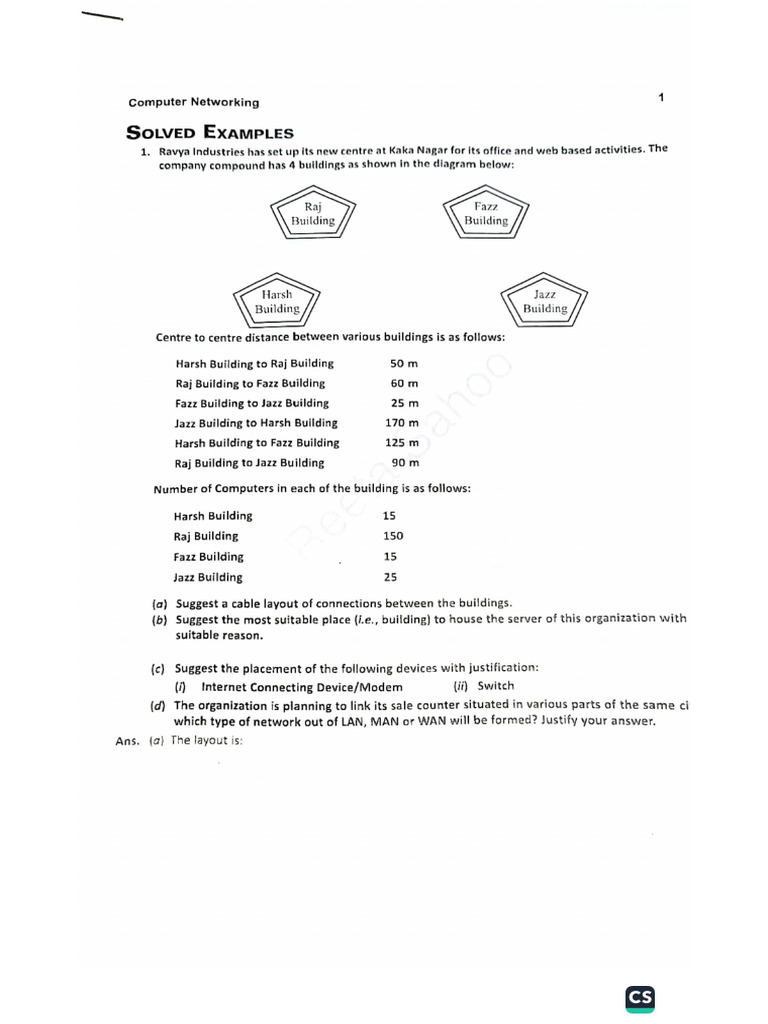 Networking Case Qs Solved | PDF