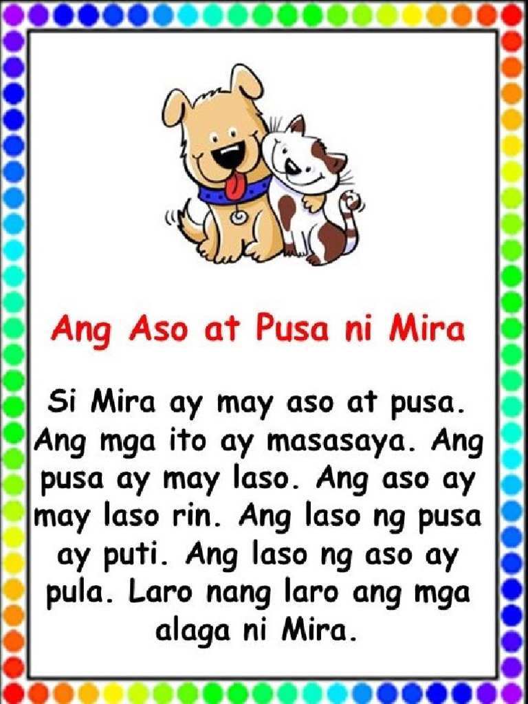 Ang Aso at Ang Pusa | PDF