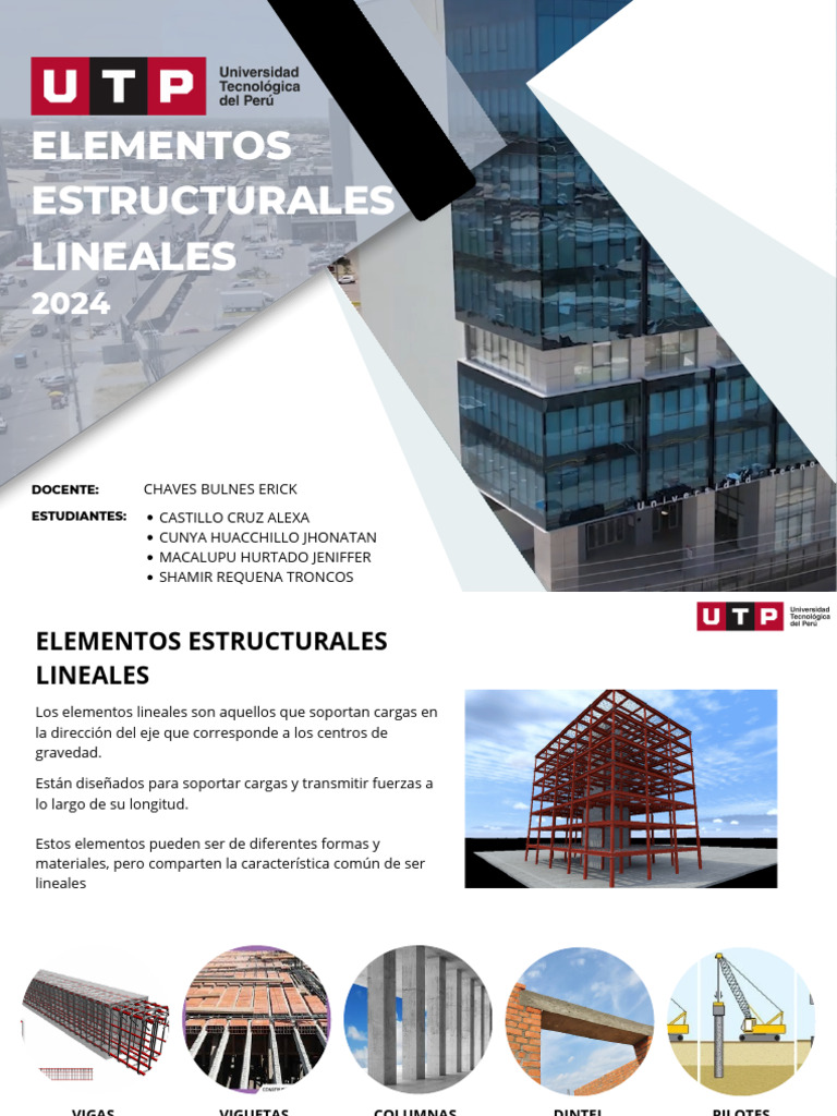Elementos Estructurales Lineales | PDF | Fundación profunda | Viga ...