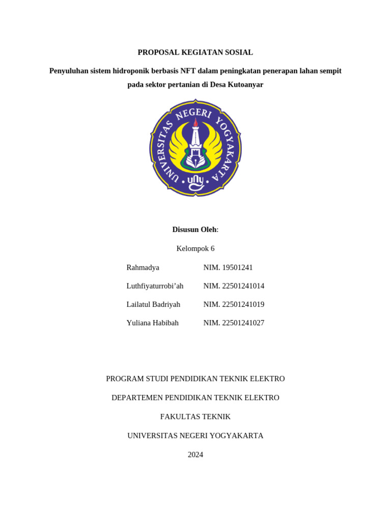 Proposal On Progress | PDF