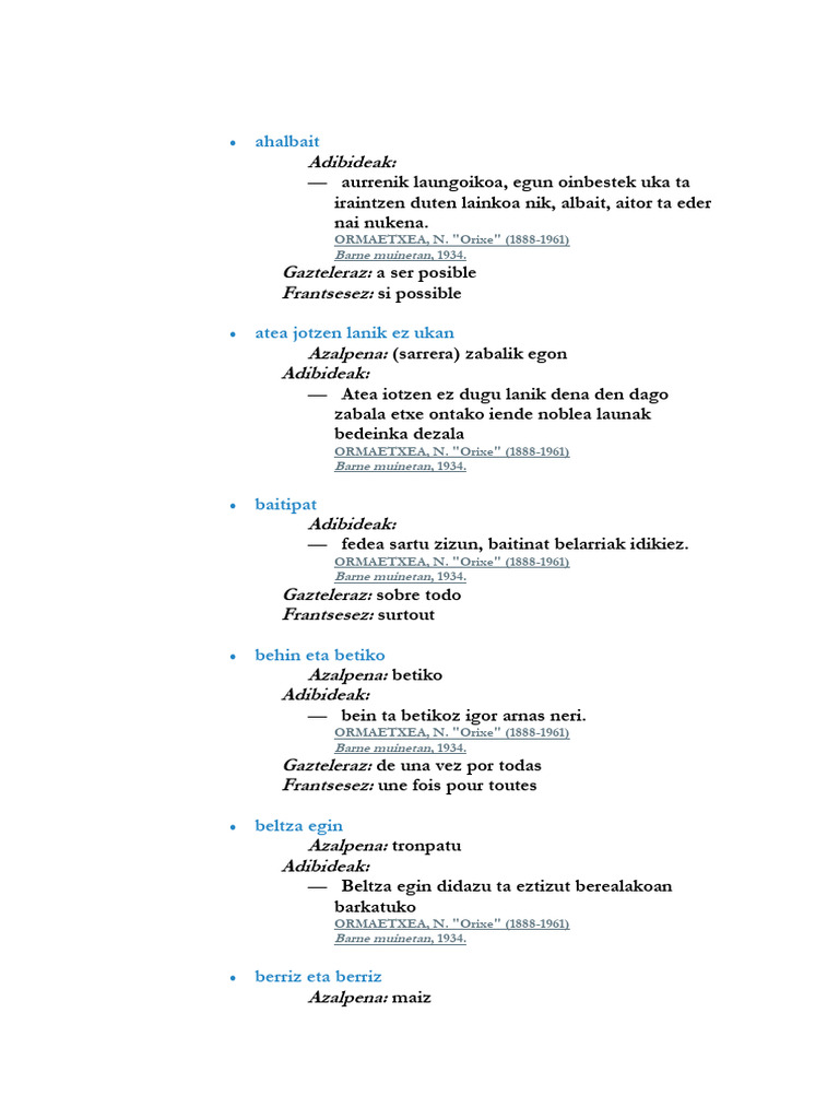 'Ormaetxea 'Orixe' (B.M.) ' | PDF