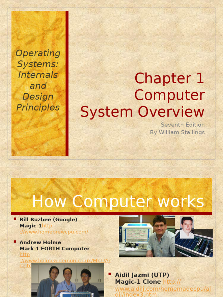 Computer System Overview and Architecture | PDF | Cpu Cache | Central ...