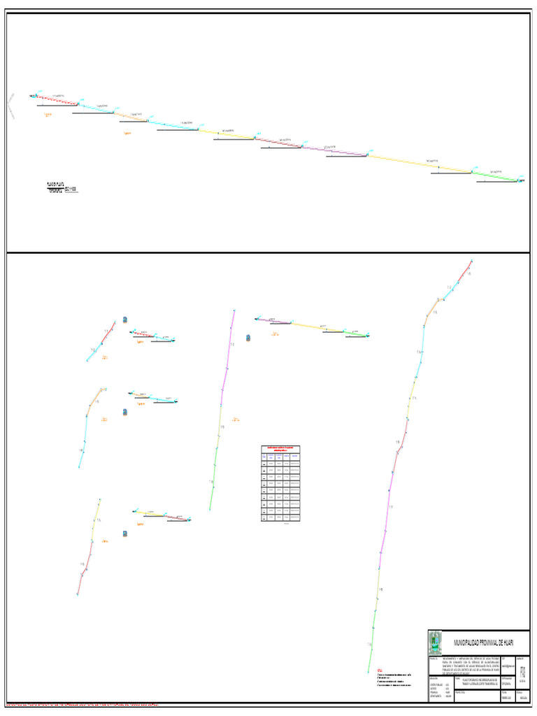 PLANO TOPOGRAFICO CORTES LONGITUDINALES-ELEVACIONES Y TRAMOS TRANSV 2 | PDF