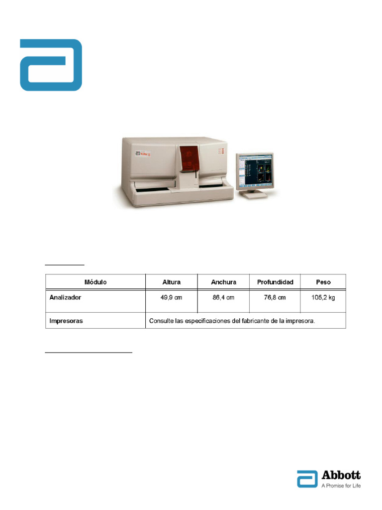 Ficha Tecnica Cell Dyn Ruby | PDF