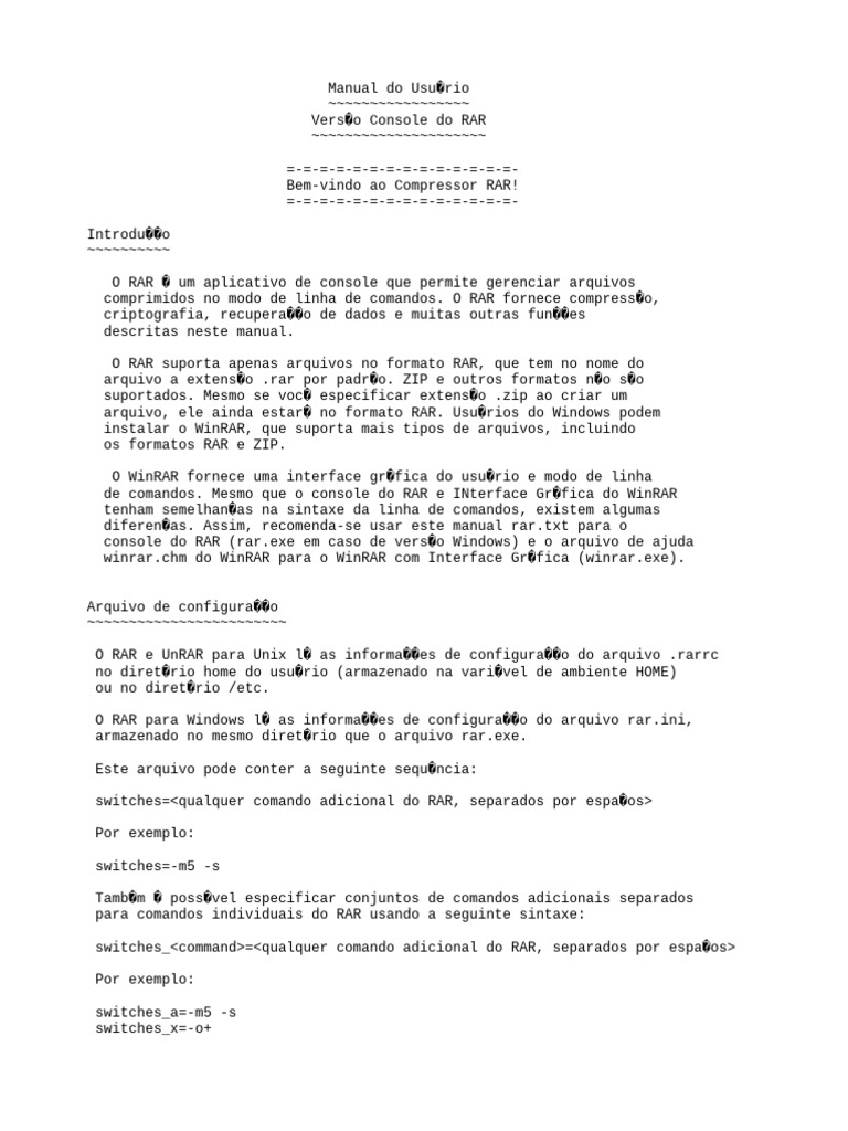 Rar | PDF | Arquivo de texto | Cópia de segurança