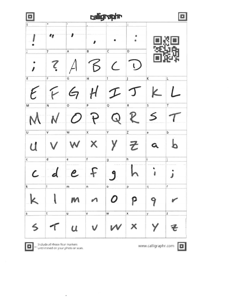 Handwriting Font | PDF
