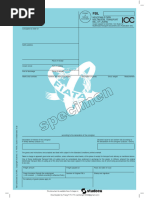 Fiata FBL Format | PDF | Indemnity | Bill Of Lading
