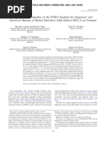 PCL-5 Scoring and Interpretation Guide | PDF