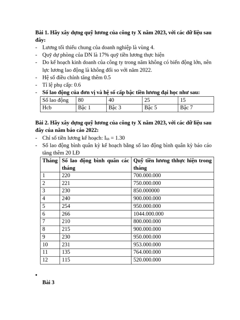 Bài Tâp C4 G I SV | PDF