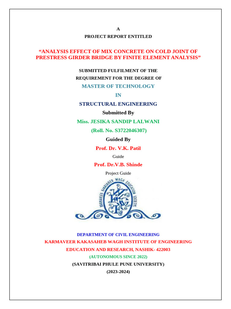 FINAL-10“Analysis Effect of Mix Concrete on Cold Joint of PS PT Girder ...
