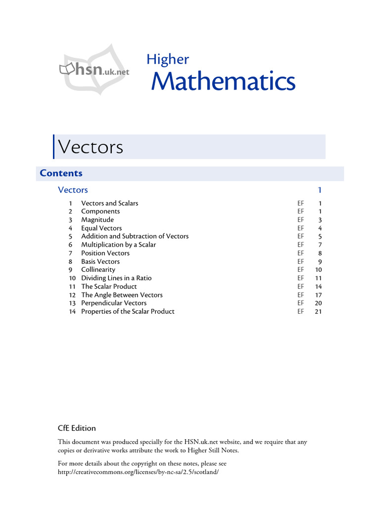 Vectors | PDF | Euclidean Vector | Line (Geometry)