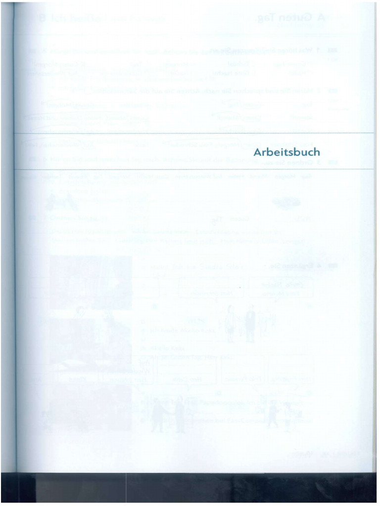 SChritte International Neu A1 - 1 - ARBEITSBUCH | PDF
