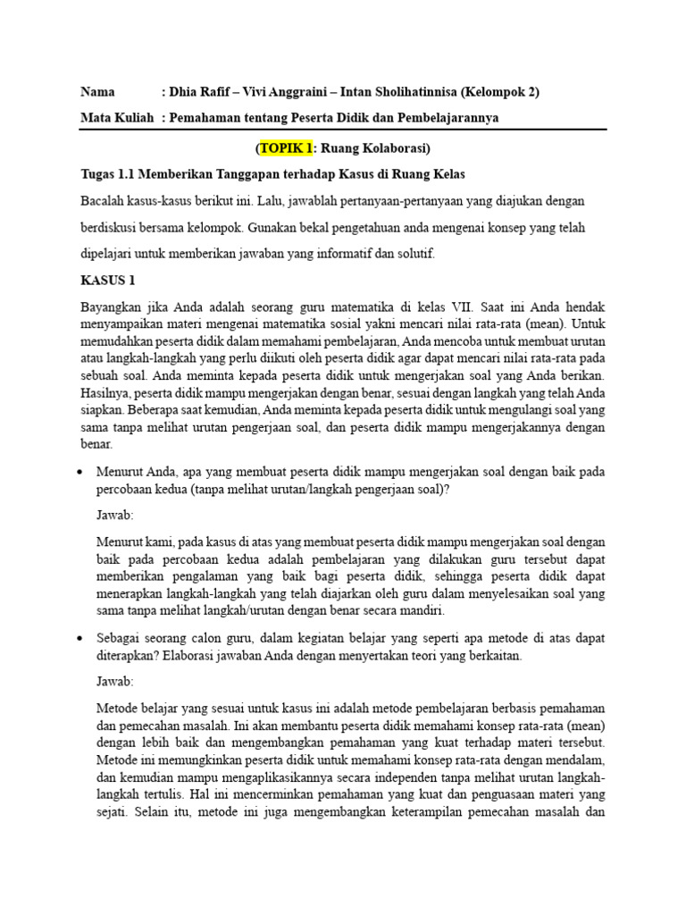 1_TUGAS PPDP T1 RUANG KOLABORASI KELOMPOK 2 | PDF