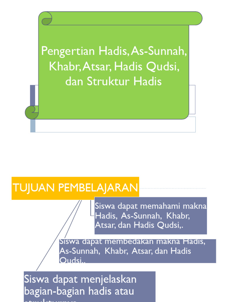 Pengertian Hadis dan As-Sunnah | PDF