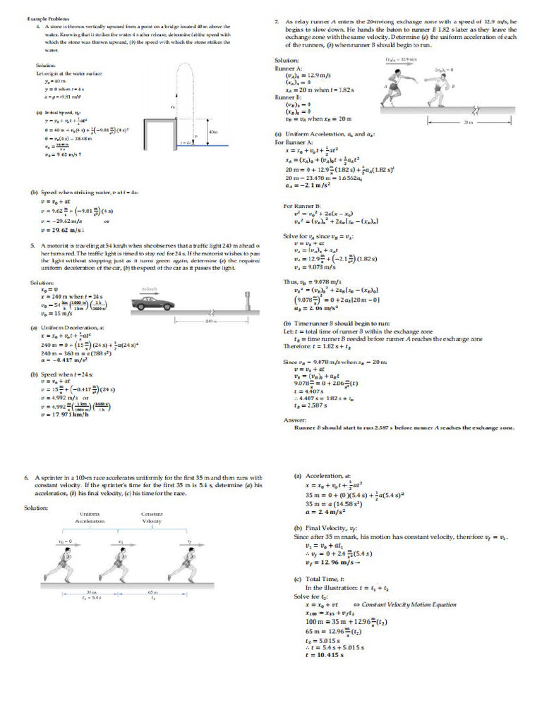 Dynamics Reviewer - Midterm | PDF