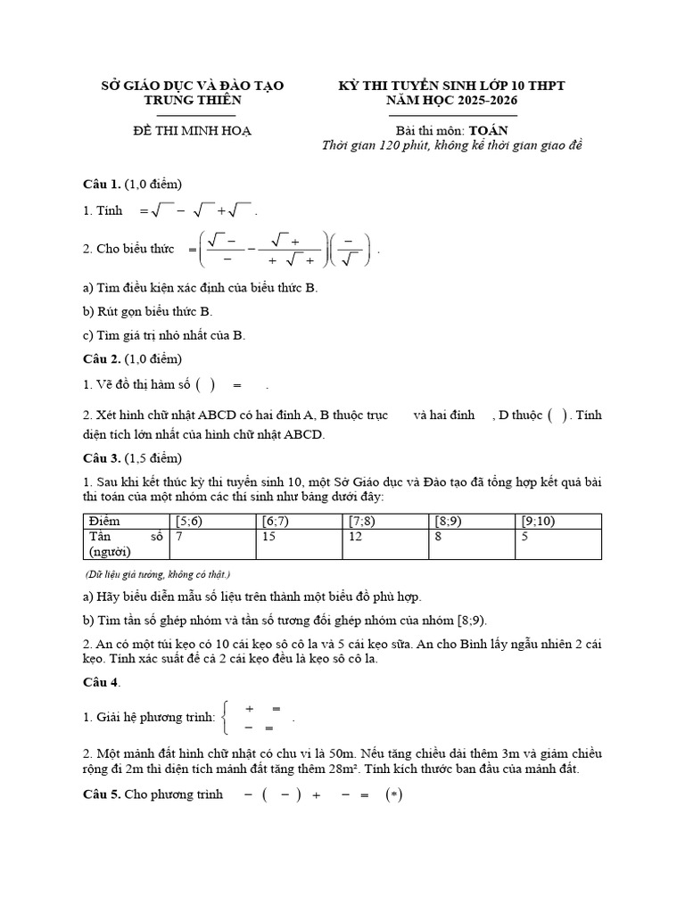 DMH Toan TS10 2526 | PDF