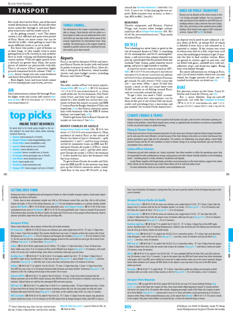 paris-7-directory_v1_m56577569830520732 | PDF | Paris | Transport