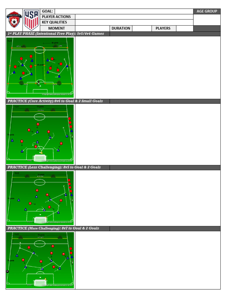 1 - 13 Build Up Own Half - Spring 2019 | PDF | Athletic Sports ...