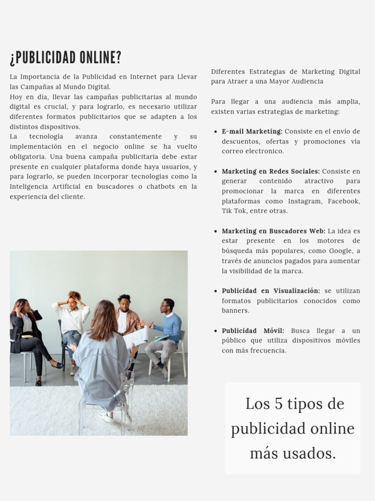 Publicidad Online | PDF | Publicidad online | web 2.0