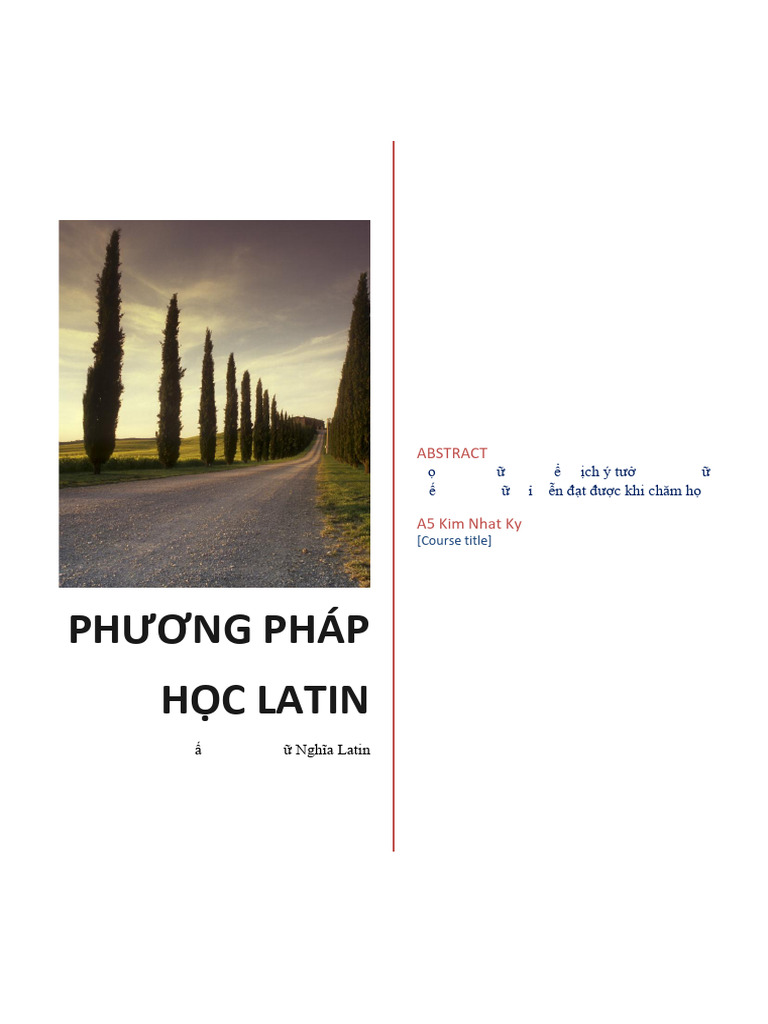 Hoc LATIN by Ky | PDF