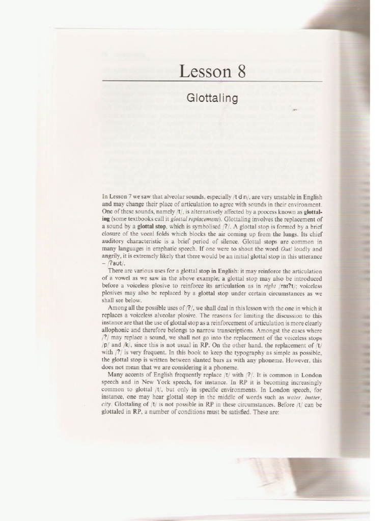 English Transcription Course - Fragment | PDF