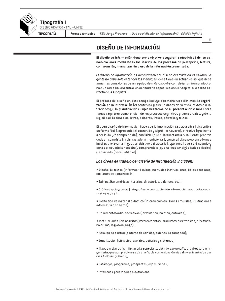 17) Formas Textuales - Diseño de Información | PDF | Diseño | Información