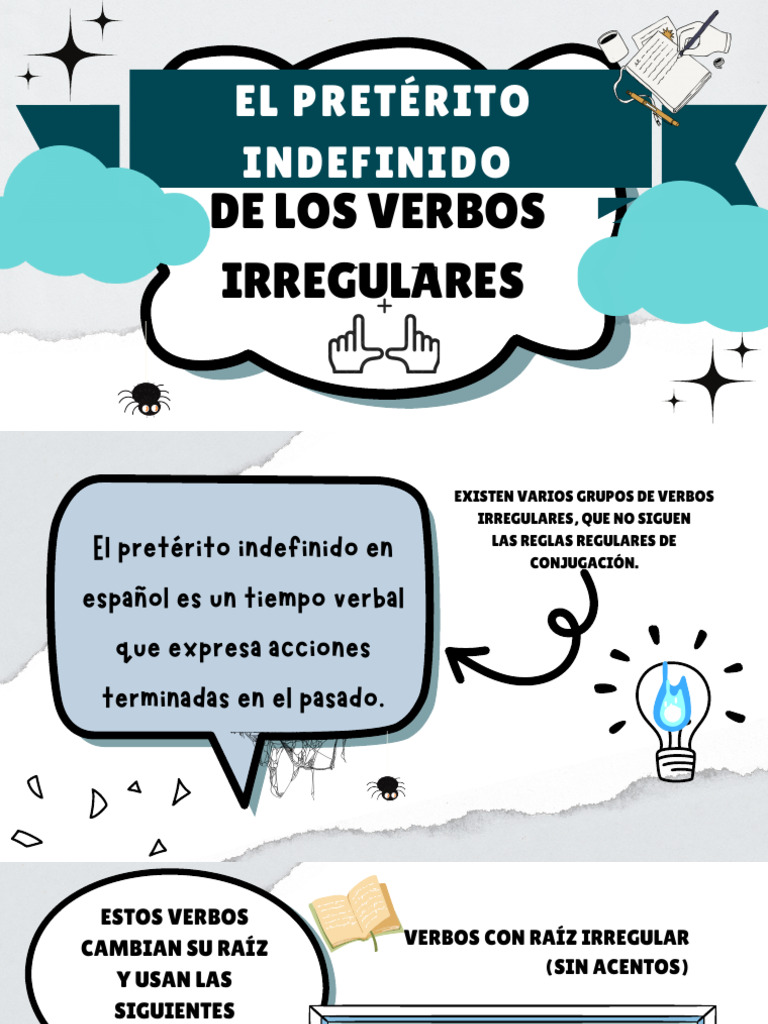 Verbos Irregulares en Pretérito Indefinido | PDF | Verbo | Gramática