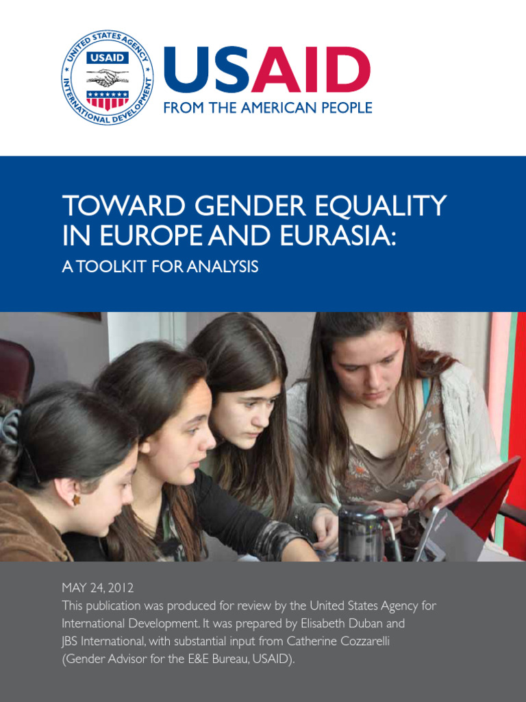 Gender Equality Toolkit for Europe/Eurasia | PDF | Empowerment | Gender ...