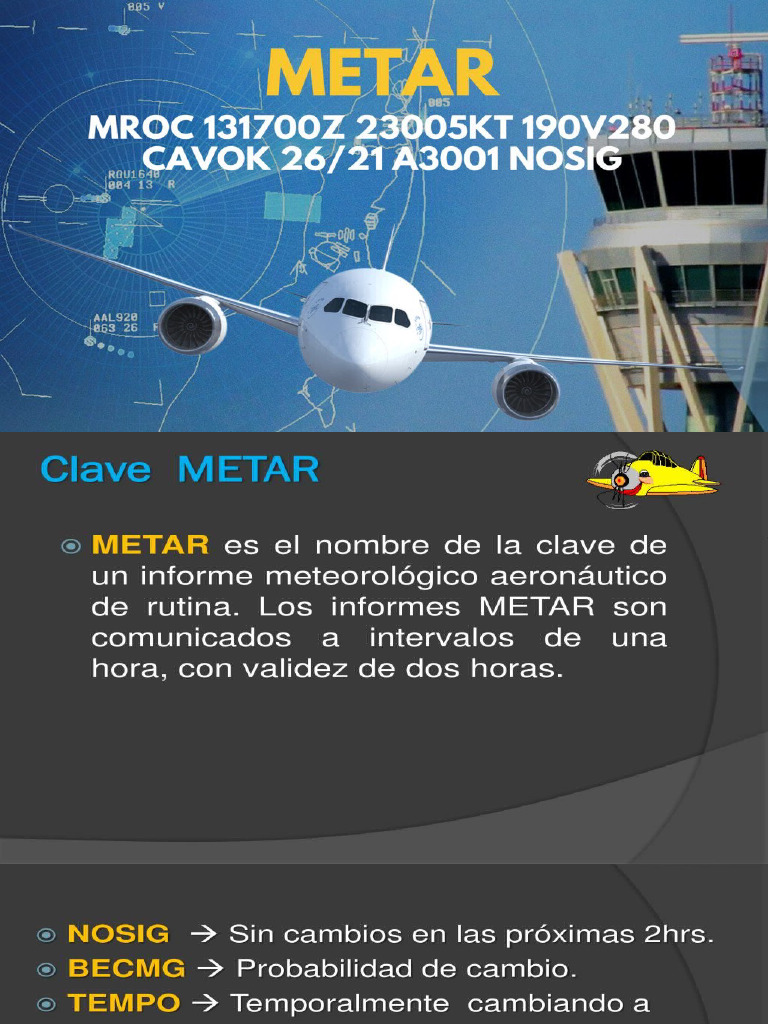 Presentación METAR | PDF