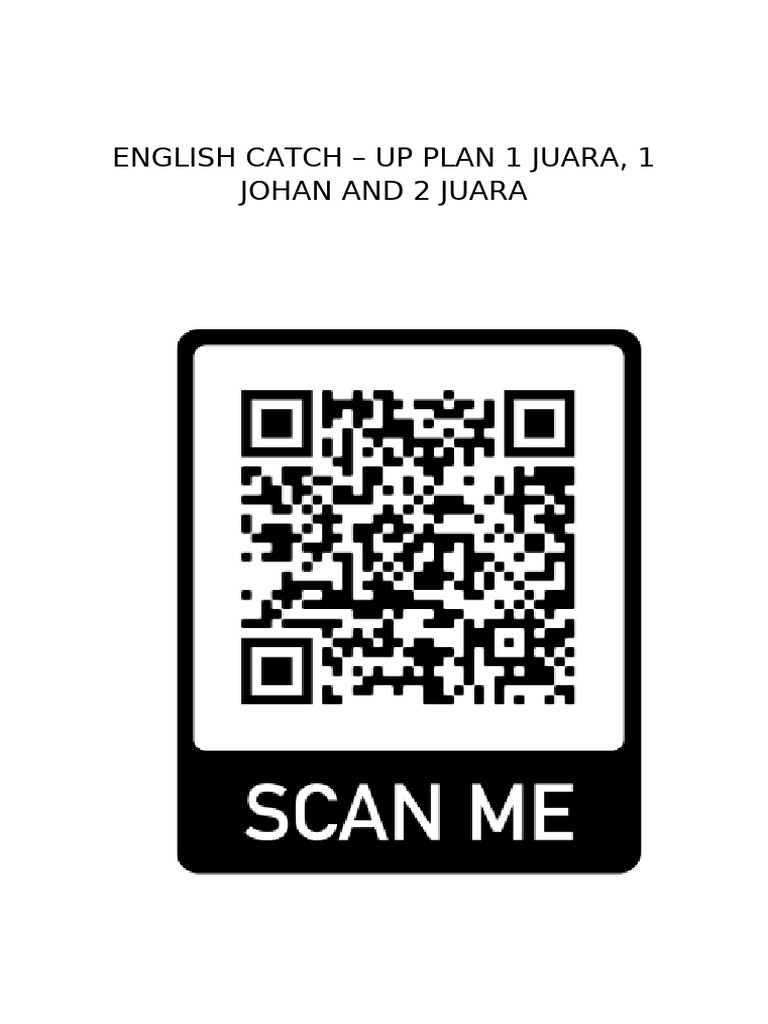 English Catch-Up Plan for Students | PDF