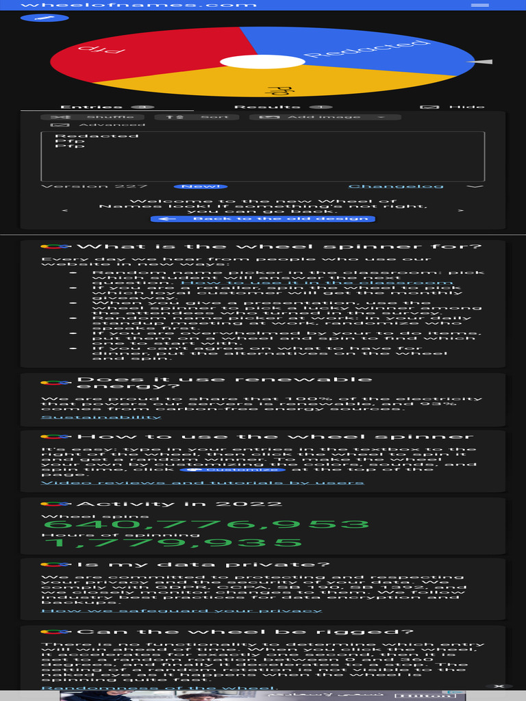 Wheel of Names: Random Picker Guide | PDF | Computing