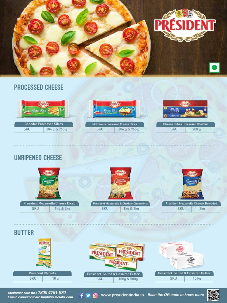 PRESIDENT India HORECA Brochure 2025 | PDF