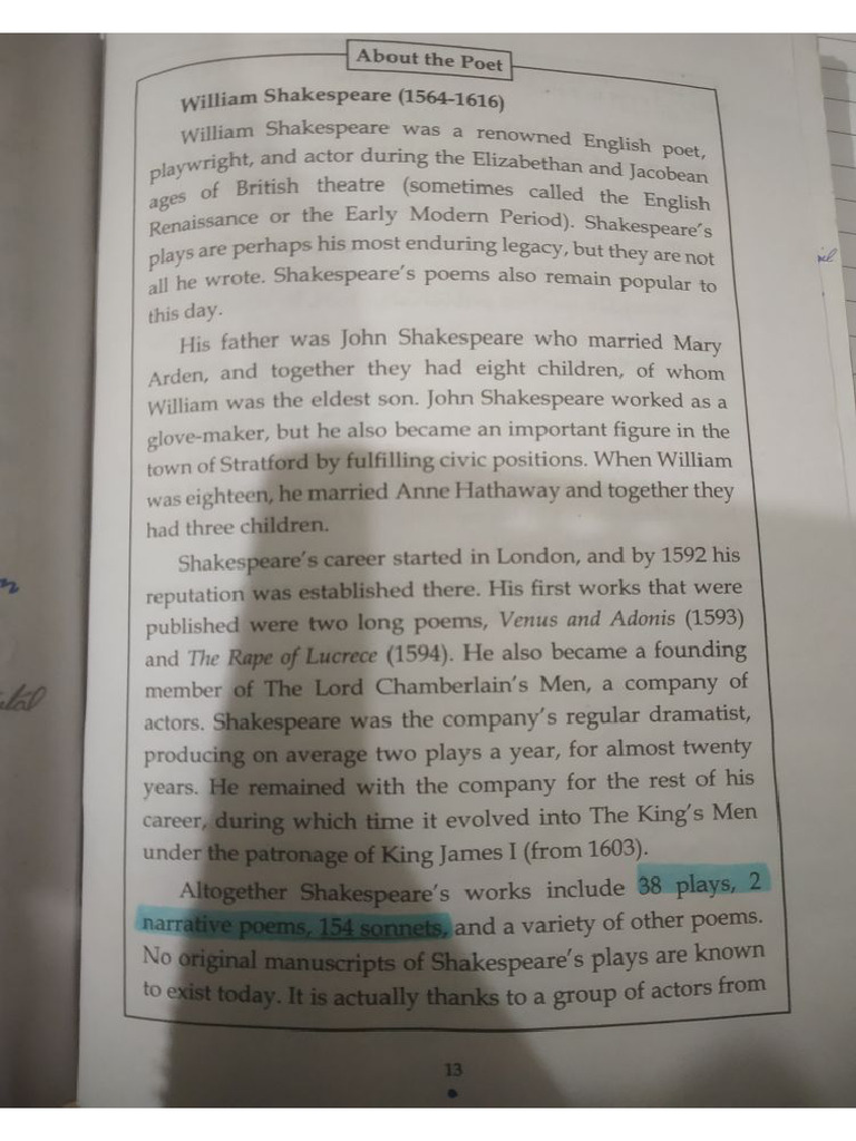 Sonnet 116 with Handwritten notes | PDF